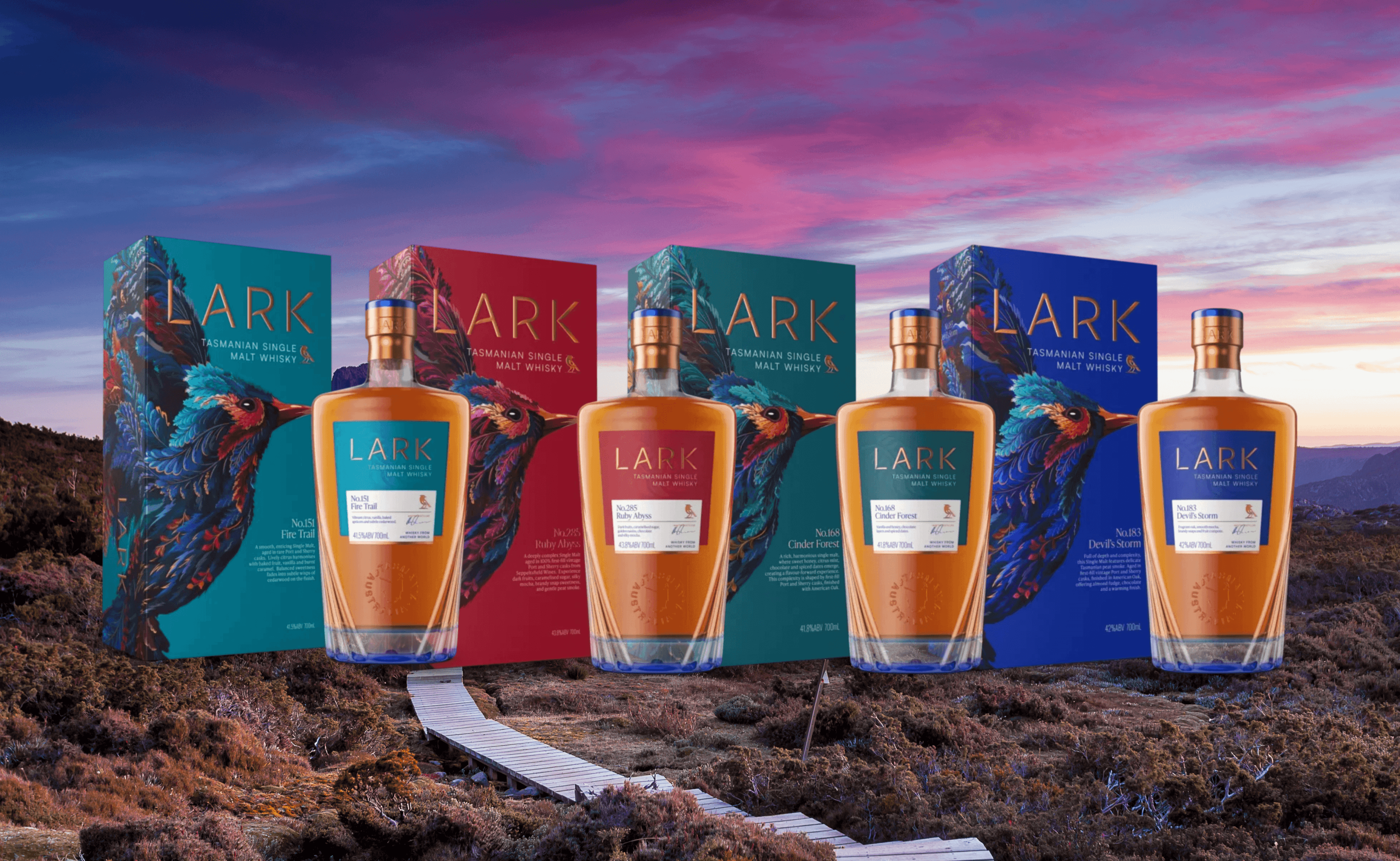 Lark Distilling Unveils Luxury Single Malt Series from Tasmania